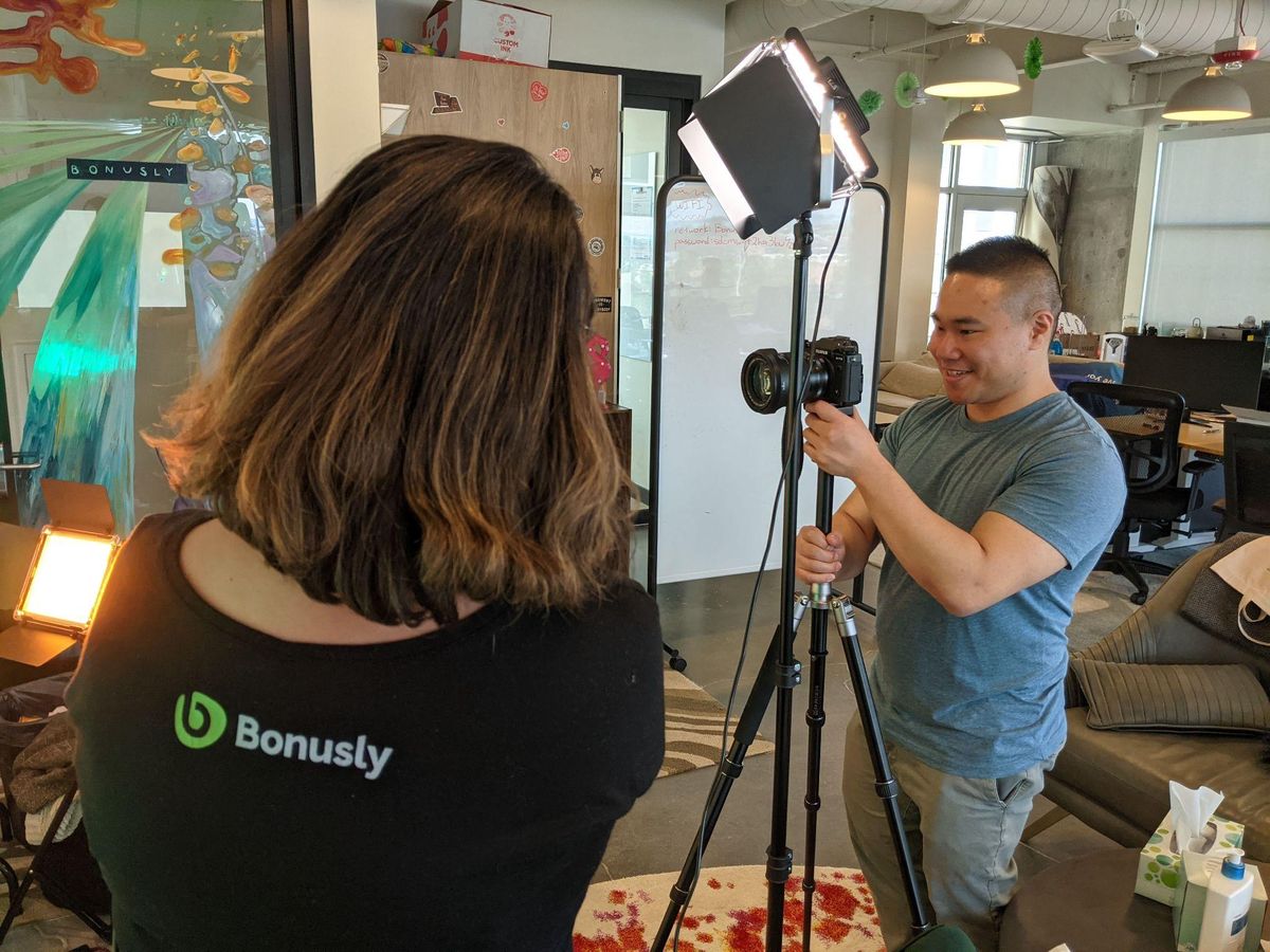 Branded GIFs - Bonusly Hackathon August 2021 - Albert Wavering