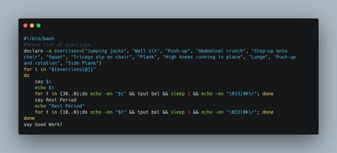 Work Out From the Comfort of Your Command Line - Albert Wavering
